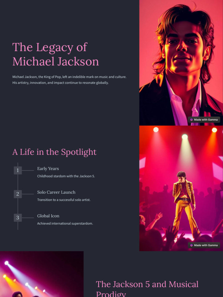 Michael Jackson: Legacy and Impact | PDF
