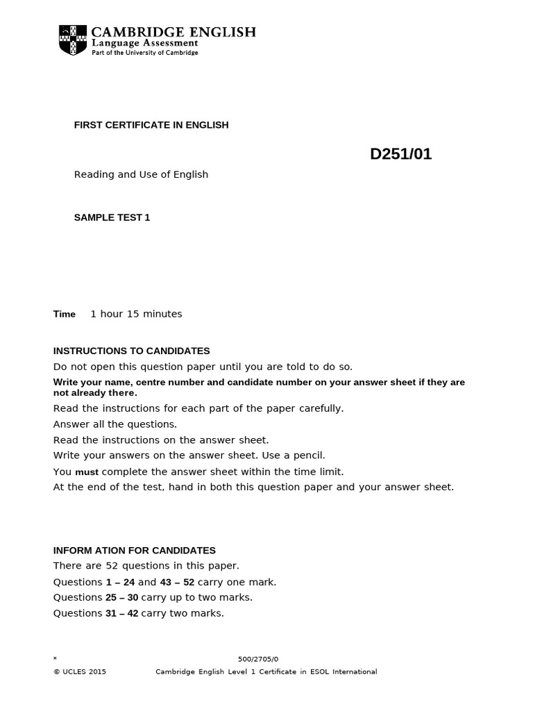 Cambridge-English-First-2015-Sample-Paper-1-Reading-And-Use-Of-English ...