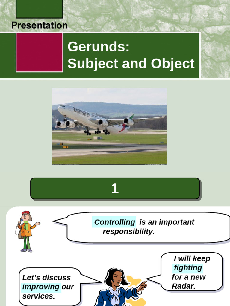 ING USE | PDF | Verb | Subject (Grammar)