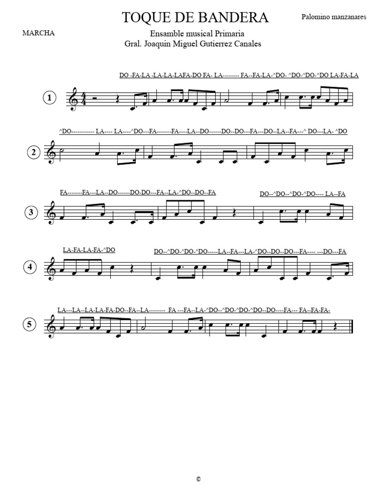 Toque de Bandera | PDF