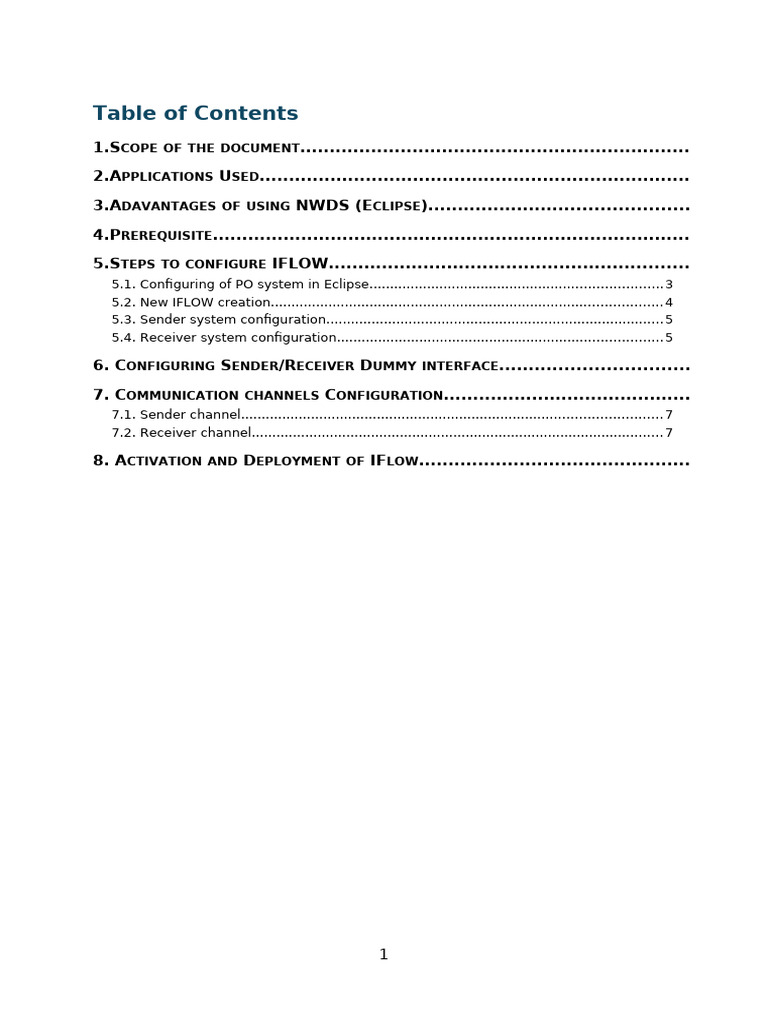 Configuring IFlow in NWDS (Eclipse) | PDF | Eclipse (Software ...