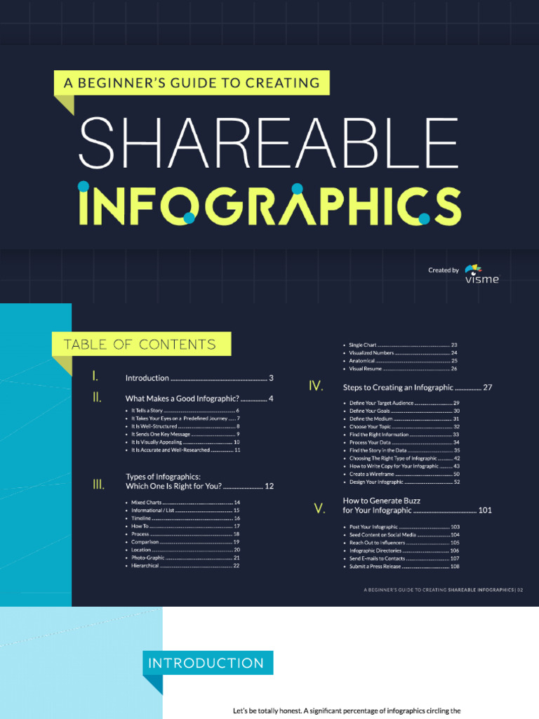 How To Make An Infographic - A Visual Guide For Beginners by Visme-1 | PDF