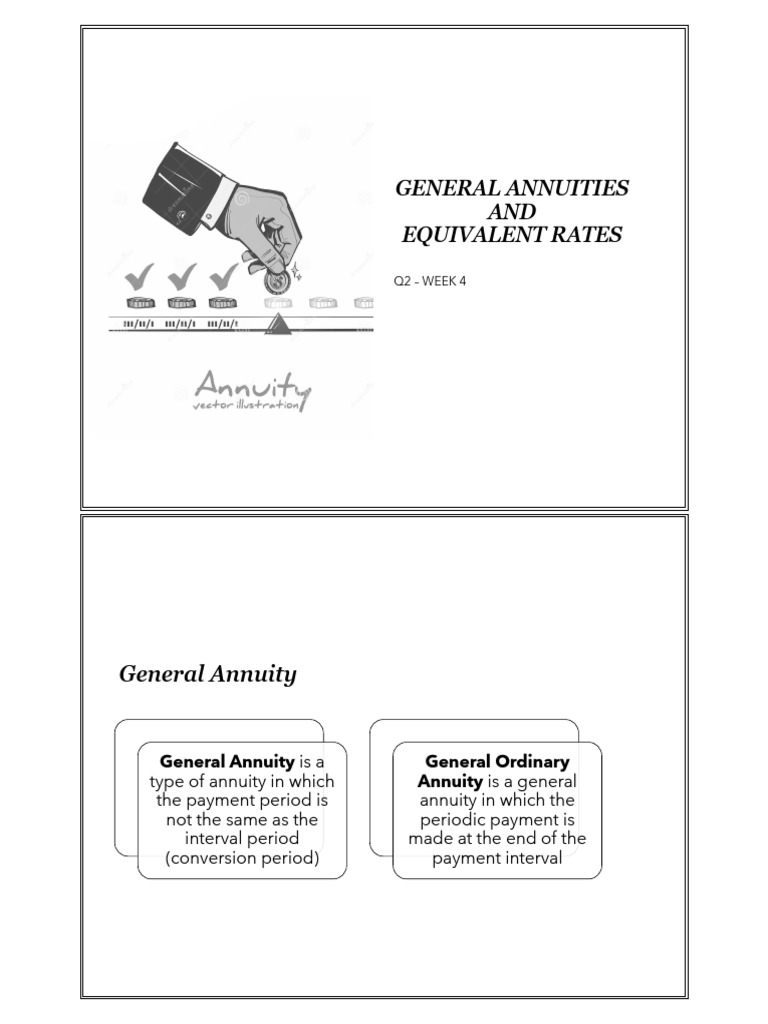 Gen Math Q2 Week 4 General Annuity | PDF | Interest | Private Sector