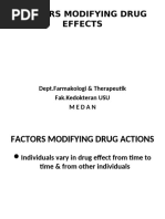 Factor Affecting Drug Action | PDF | Drugs | Pharmacology