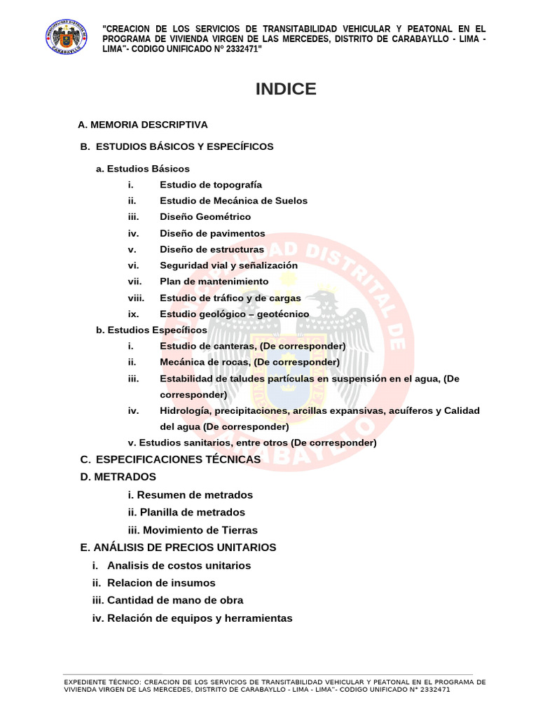 Indice Mercedez Ok | PDF | Presupuesto | Ciencias de la Tierra