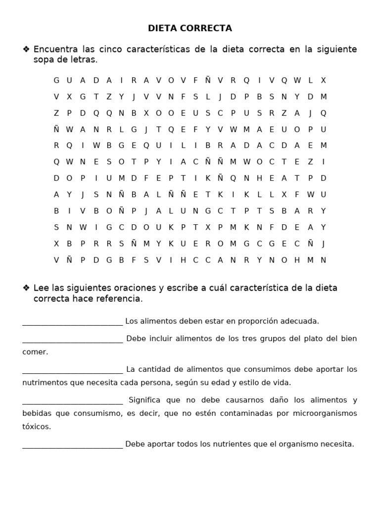 Dieta Correcta | PDF | Salud y bienestar