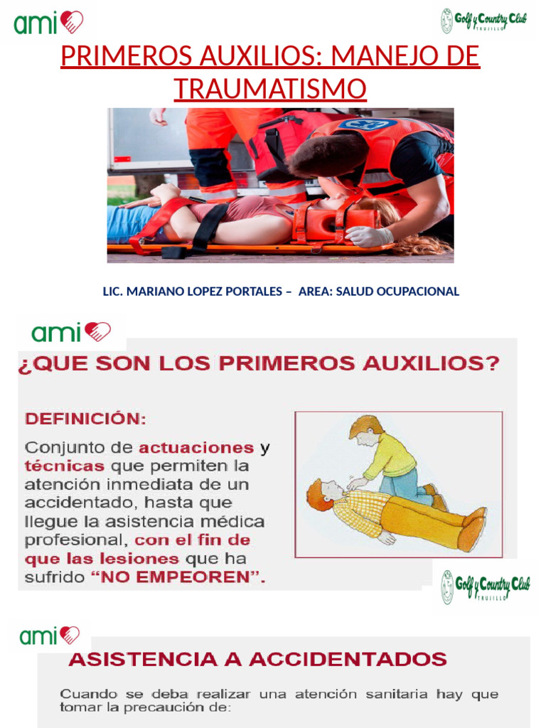 Diapos Traumatismo | PDF