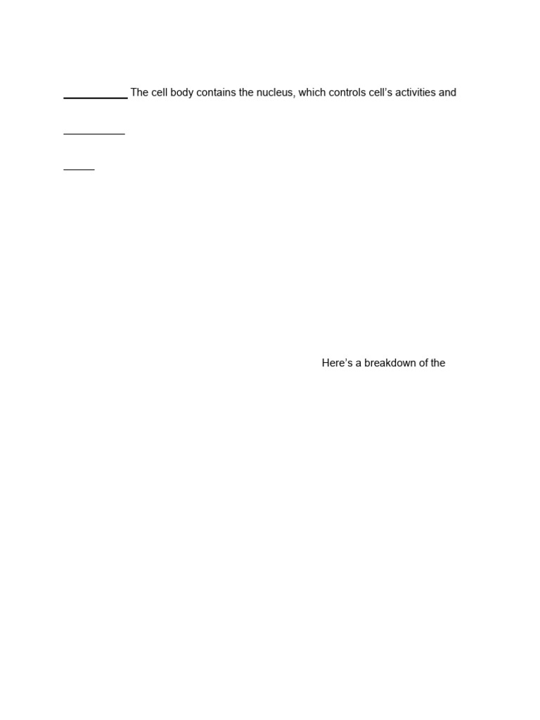 Activity 5 Human Body Care | PDF | Synapse | Action Potential