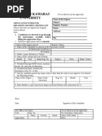 Convocation Application Form | PDF