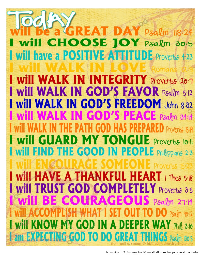 "Today" Printable 8x10 | PDF