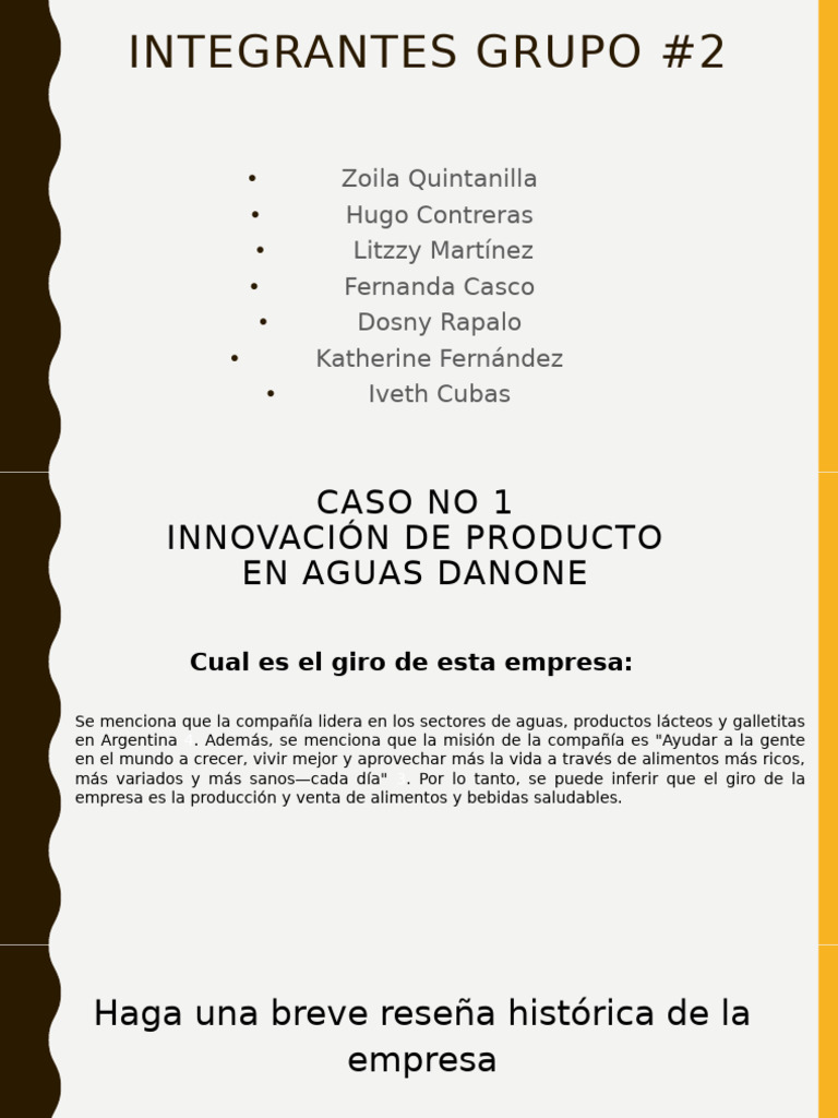 Innovación de Producto en Danone Argentina | PDF | Yogur | Producto (Negocio)