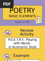 Grade7 Poetry Lesson | PDF