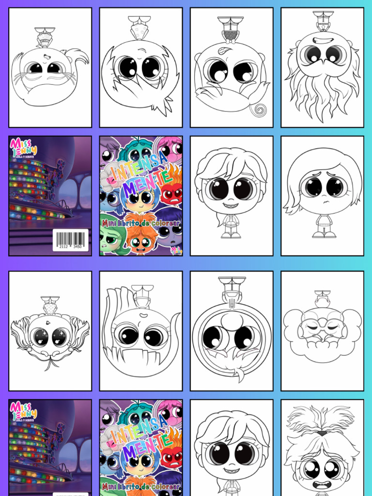 Mini Libritos de Colorear Intensamente | PDF