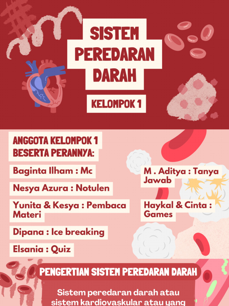 Presentasi Pendidikan Sistem Peredaran Darah Dalam Gaya Bertekstur ...
