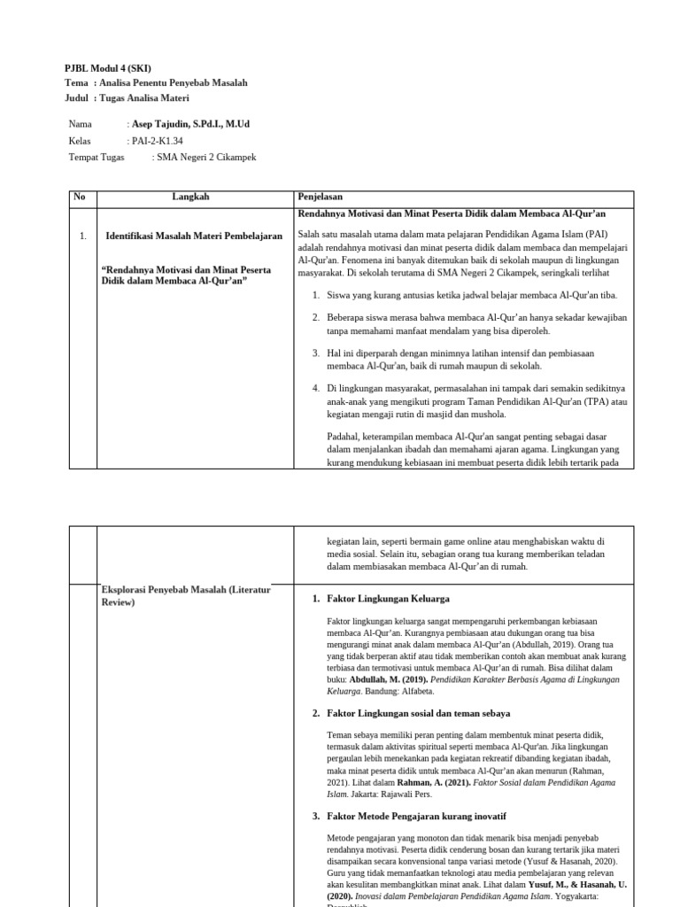 PJBL Modul 4 | PDF | Kesehatan Holistik