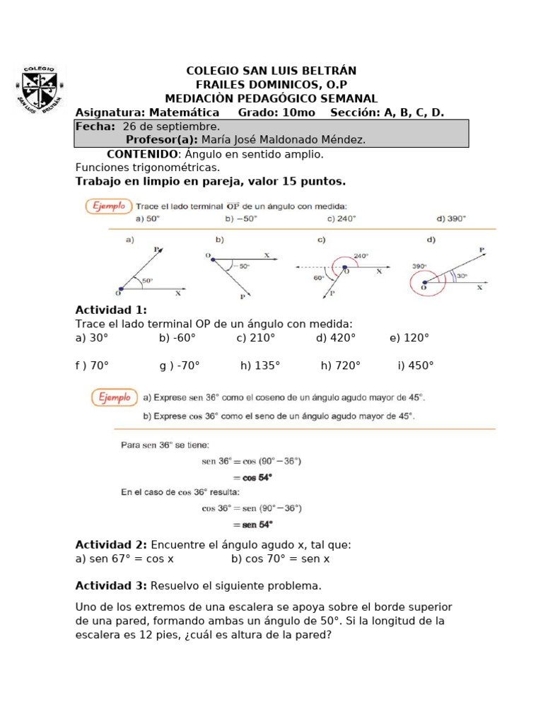 Guía de 10mo Grado 26 de Septiembre | PDF | Arte