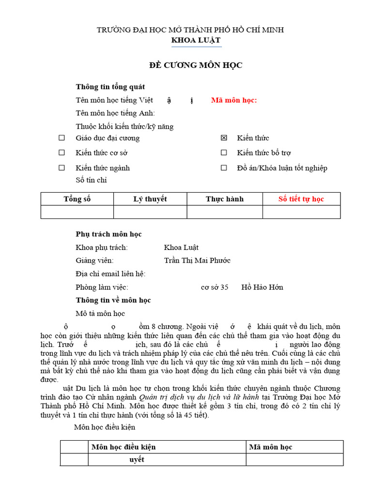 Luat Du Lich - 2019 | PDF