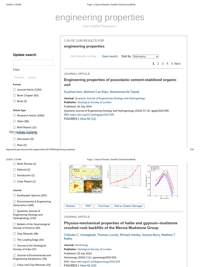 Page 1 - Search Results - GeoRef - GeoScienceWorld | PDF | Geology ...