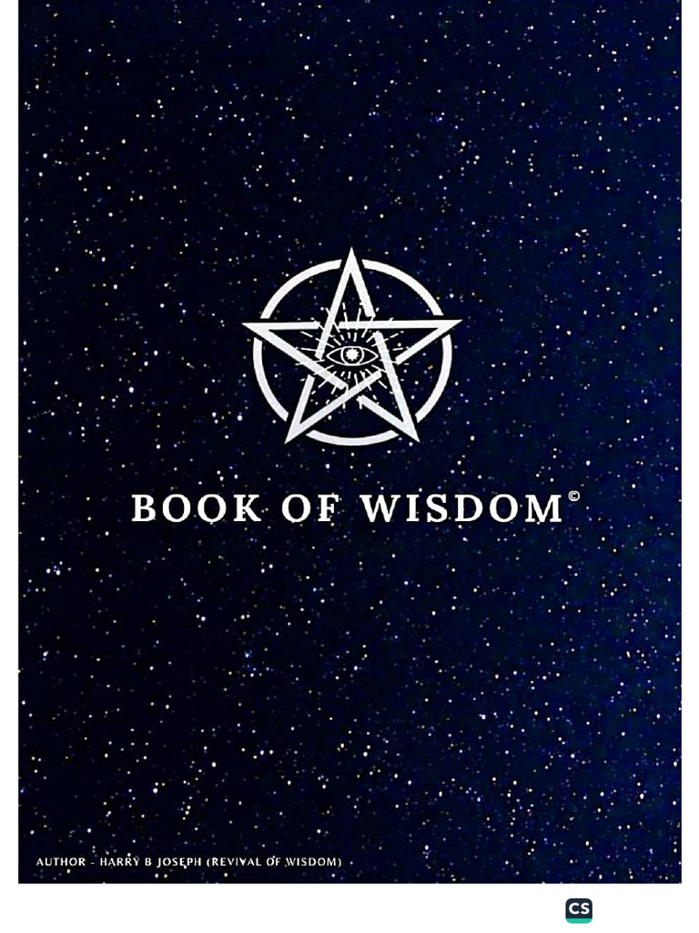 Harry B Joseph - Book of Wisdom | PDF