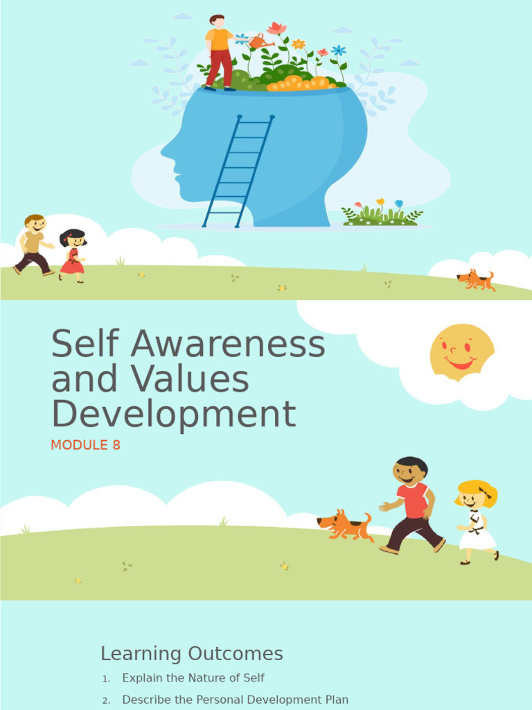 Module 8 Self Awareness and Values Development | PDF | Self Awareness | Awareness