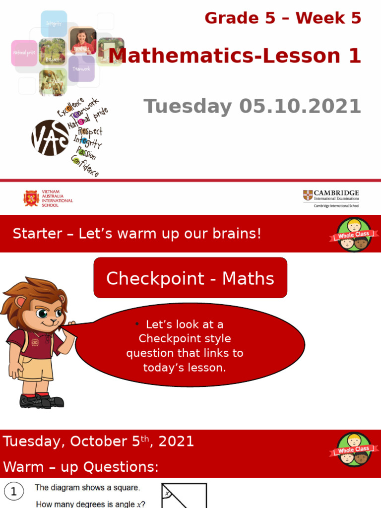 CAP-G5-W7-Maths - L1-Classify and Estimate Angles | PDF | Euclidean ...