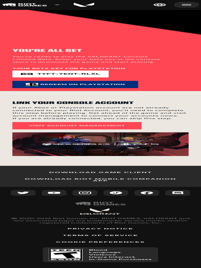 Valorant Console Beta - Invitee Beta Hub Complete | PDF