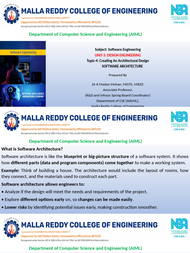 3rd UNIT-Topic-4 - Software Architecture Creating An Architecture Design | PDF | Modular ...