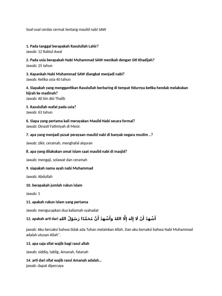 Soal CC SD N 05 Simpang TJ Nan IV | PDF | Agama & Spiritualitas