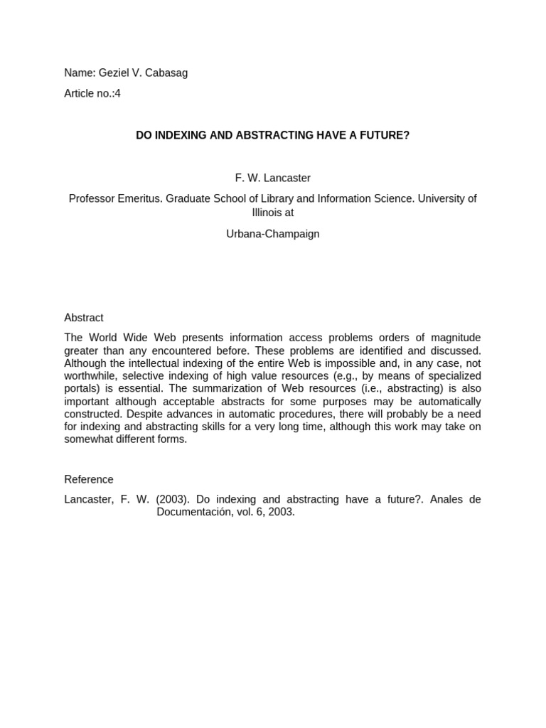 Abstract Analysis 4 | PDF | Information | World Wide Web