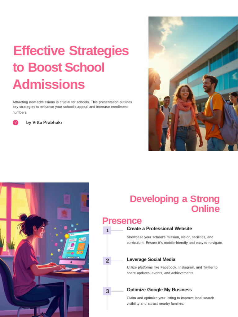 Effective Strategies to Boost School Admissions | PDF | Mentorship ...
