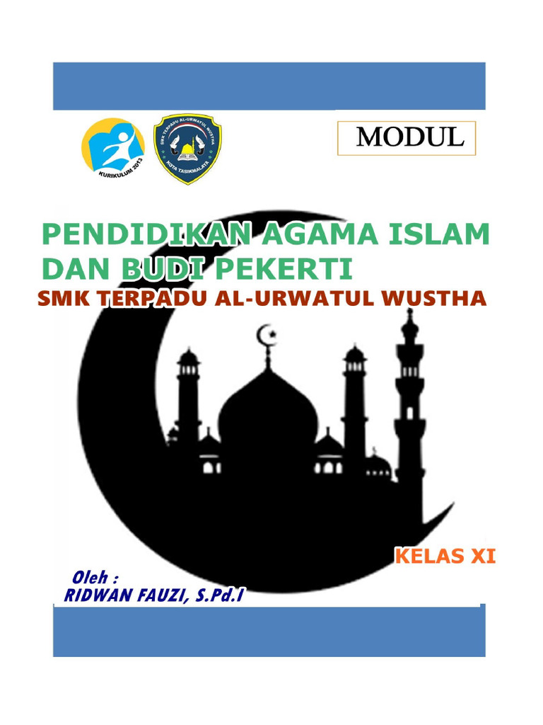 Cover Modul PAI: Pendidikan Akhlak | PDF