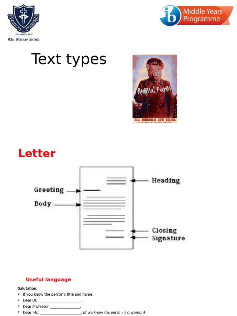 Animal Fram Text Types | PDF | Human Communication