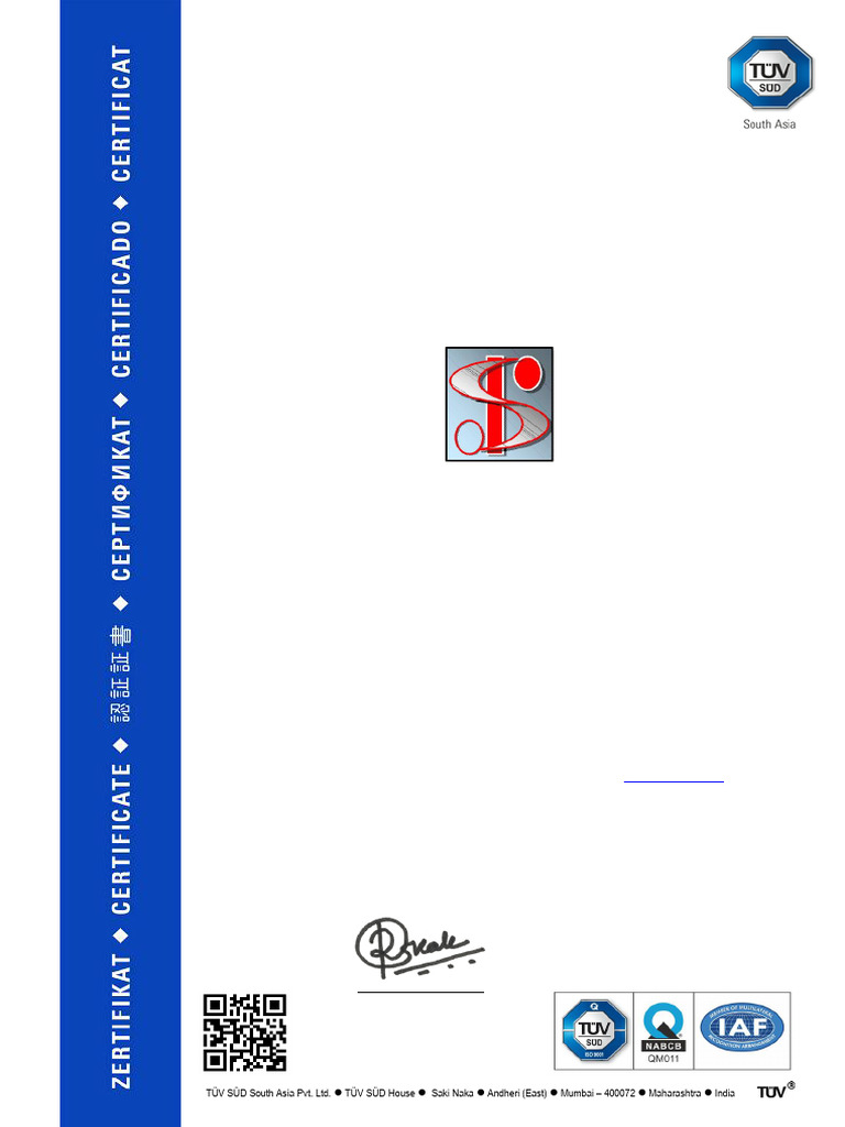 15 ISO Certificate | PDF