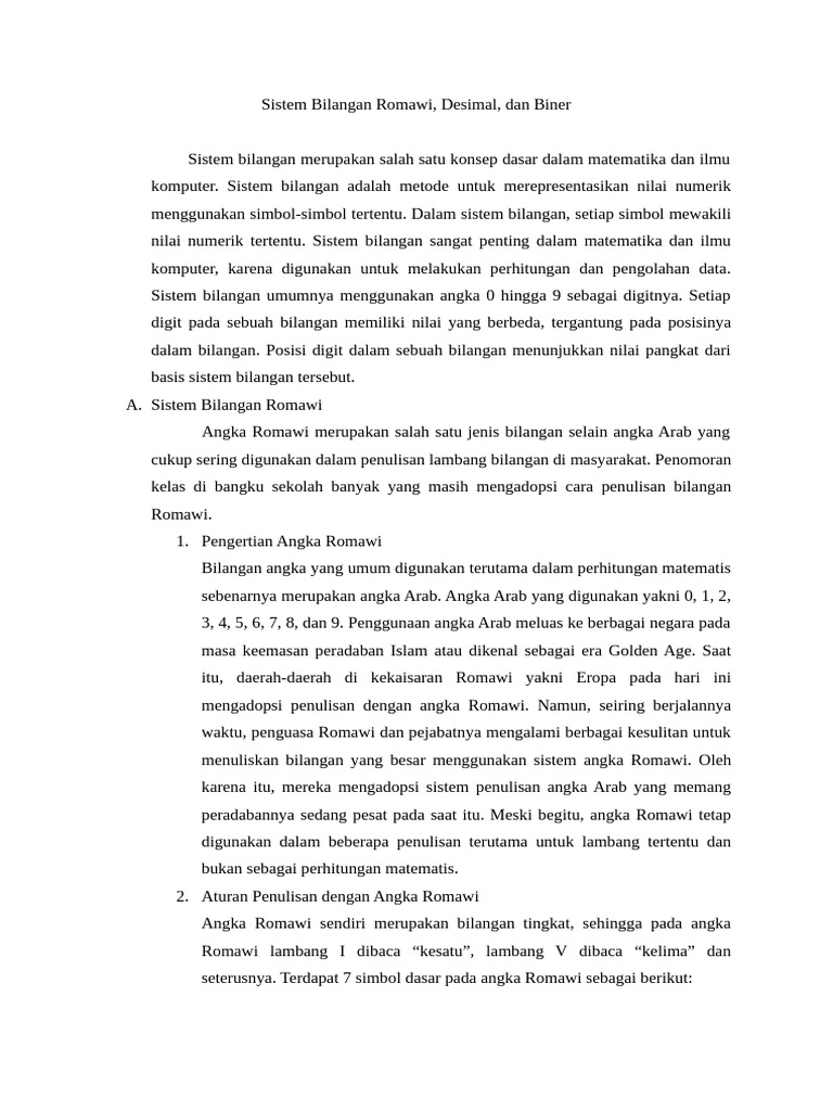 Aritmatika Sistem Bilangan | PDF | Metode & Bahan Ajar