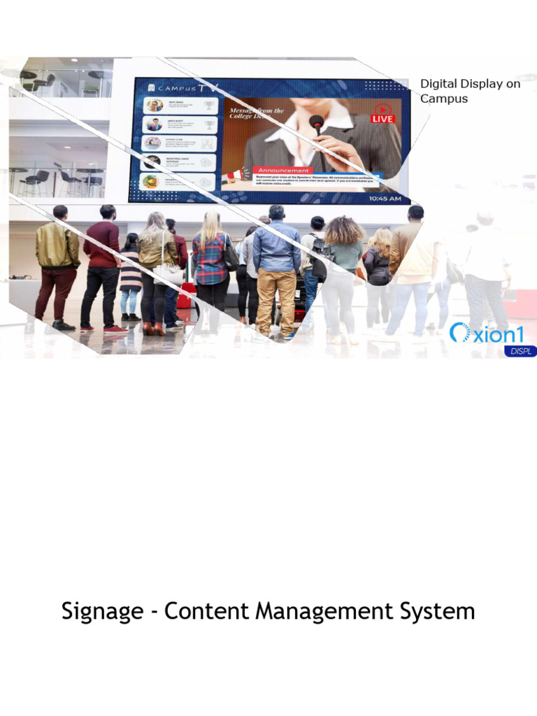 Xion1DISPL-Display Digital Interaktif For Campus | PDF | Adobe Flash ...
