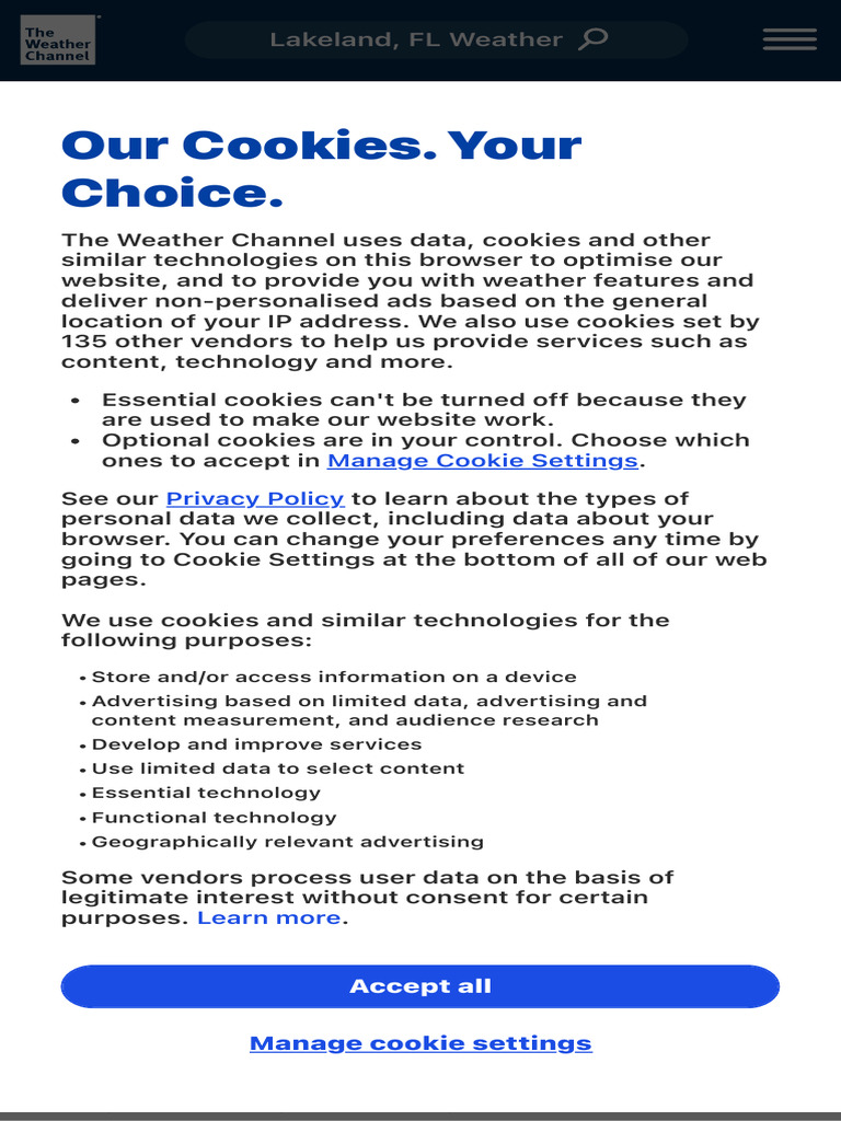 Weather Forecast and Conditions For Lakeland, FL | PDF