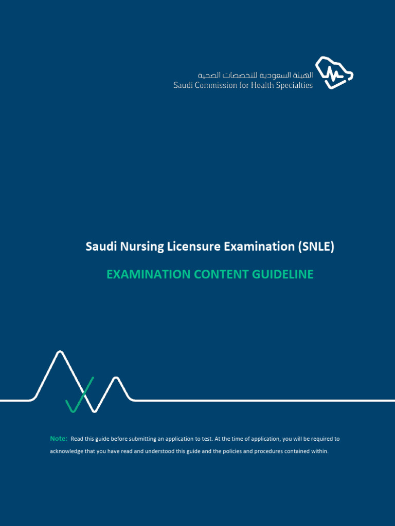 SNLE Examination Guidelines and Blueprint | PDF | Nursing | Identity ...