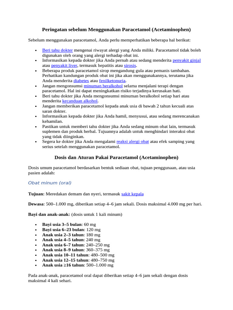 Paracetamol 2 | PDF | Gaya Hidup