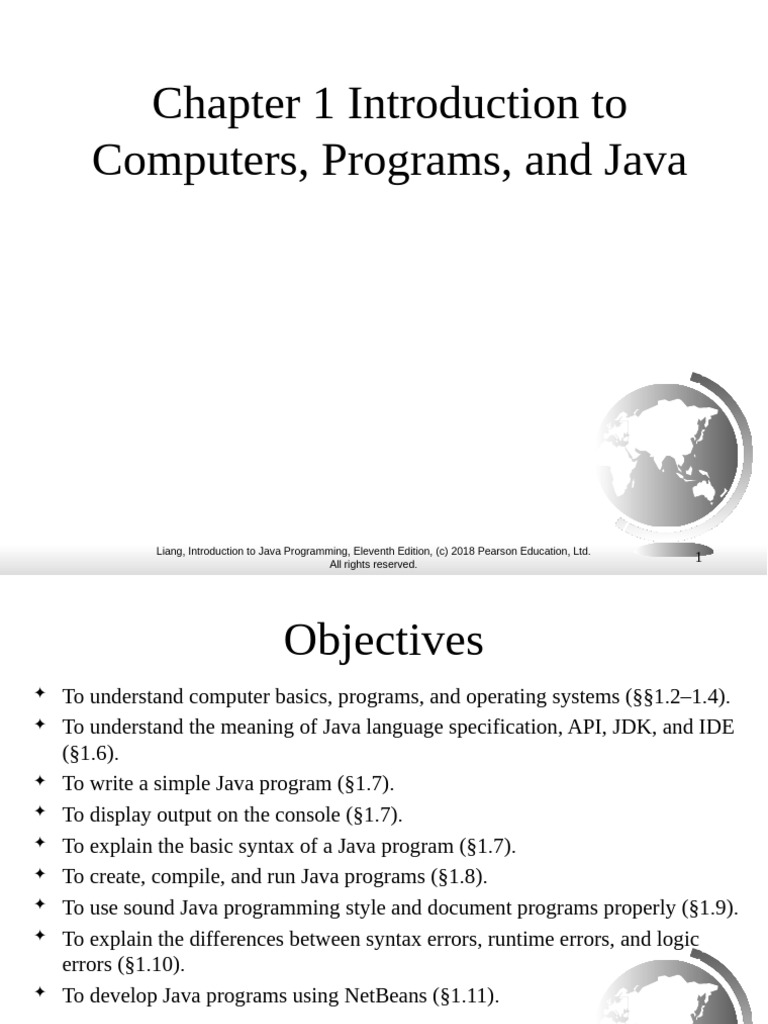 01slide Short Version | PDF | Java (Programming Language) | Computer Data Storage