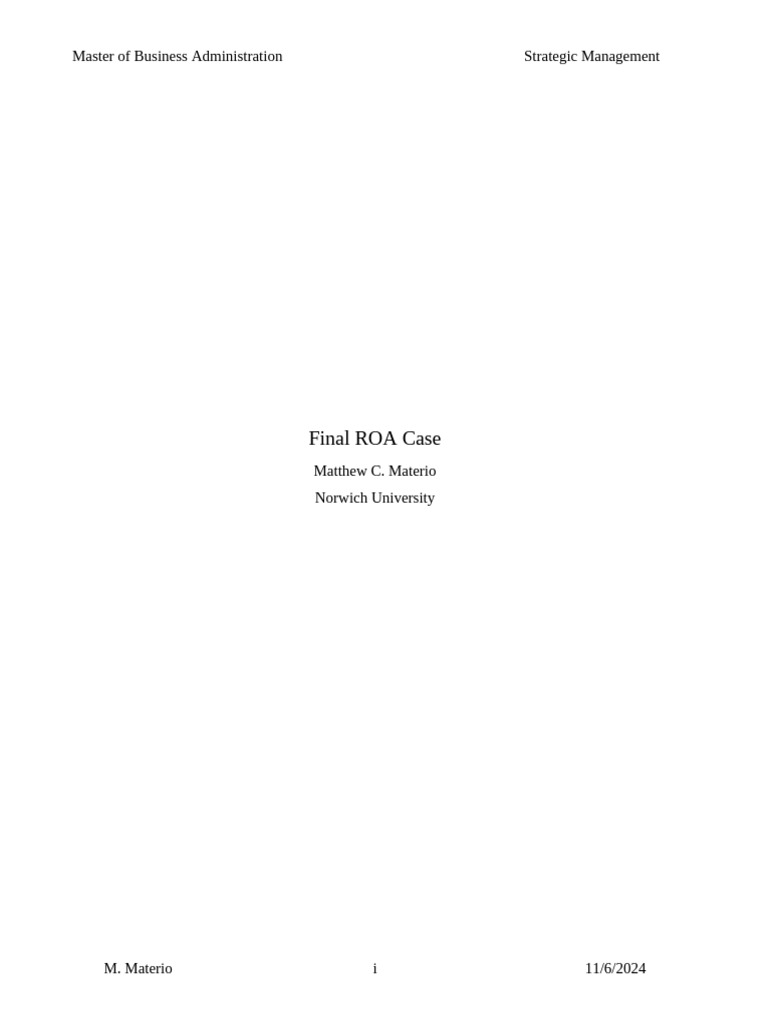 ROA Project - Matthew Materio | PDF | Cost Of Living | Cremation