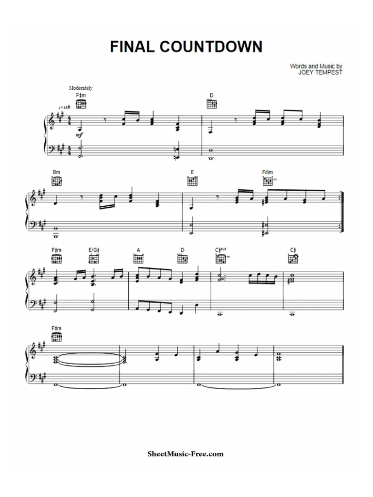 The Final Countdown | PDF