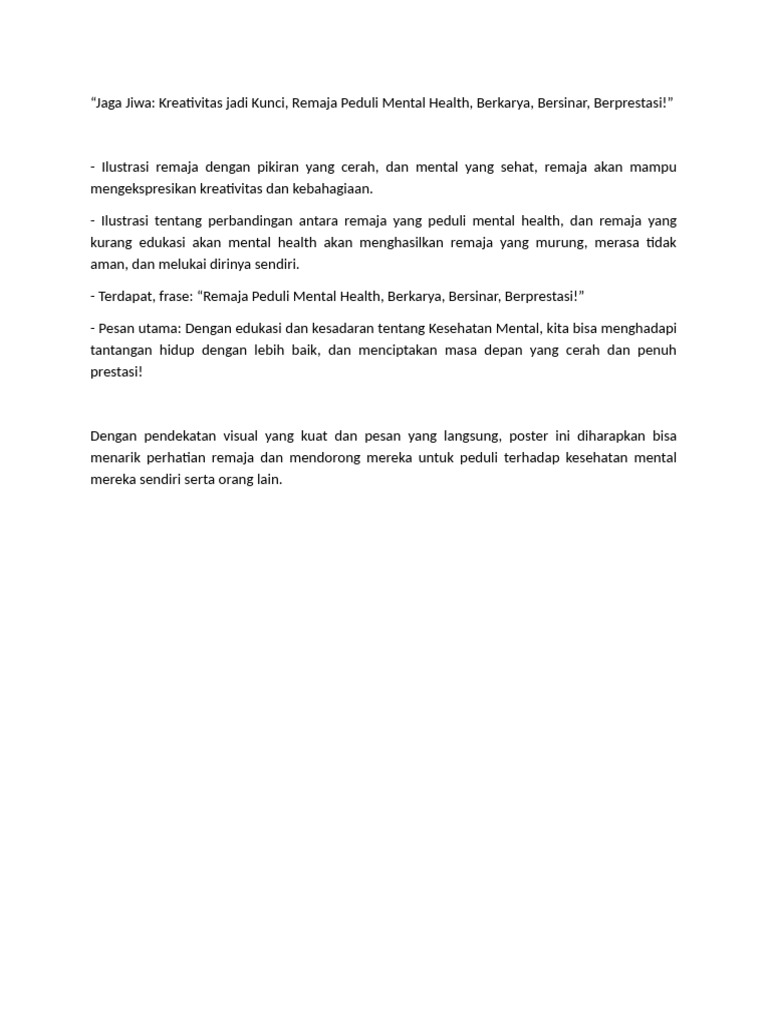 Konsep Poster Fls2n Tsabita Sman 25 Bandung | PDF