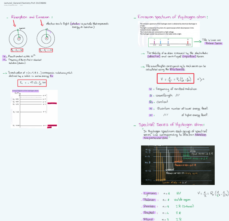 Lecture2 - General Chemistry Prof. OUCHBANI | PDF