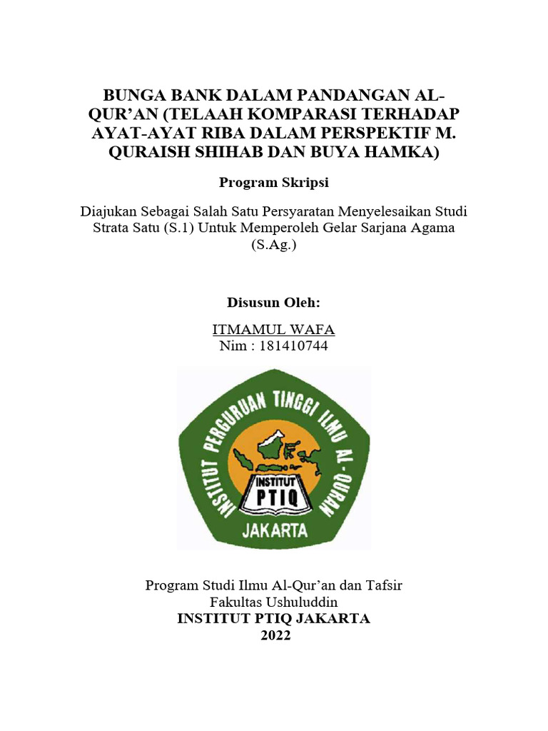 Skripsi Wafa Fix (BUKU) - Compressed | PDF