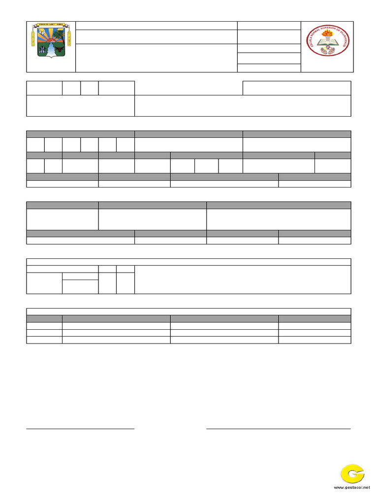 DD MM Aaaa: Fecha #Código Dane Nombre de La Institución | PDF