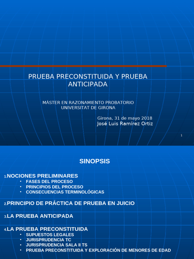 Prueba Prec y Antic Def | PDF | Testigo | Violación