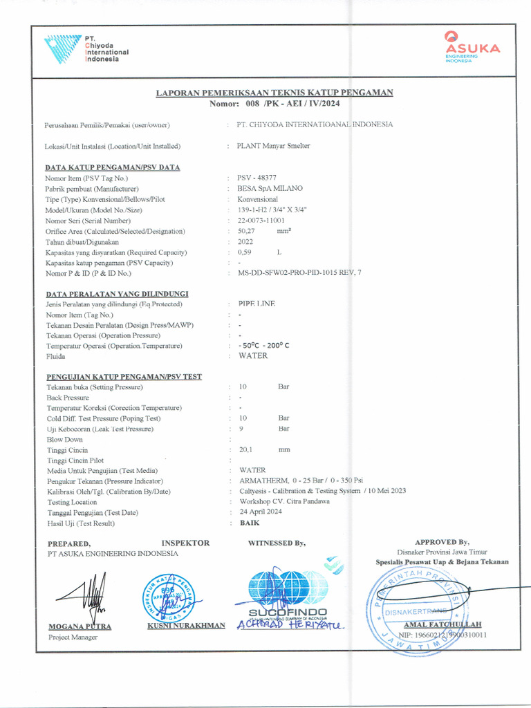 PSV 48377 Report | PDF