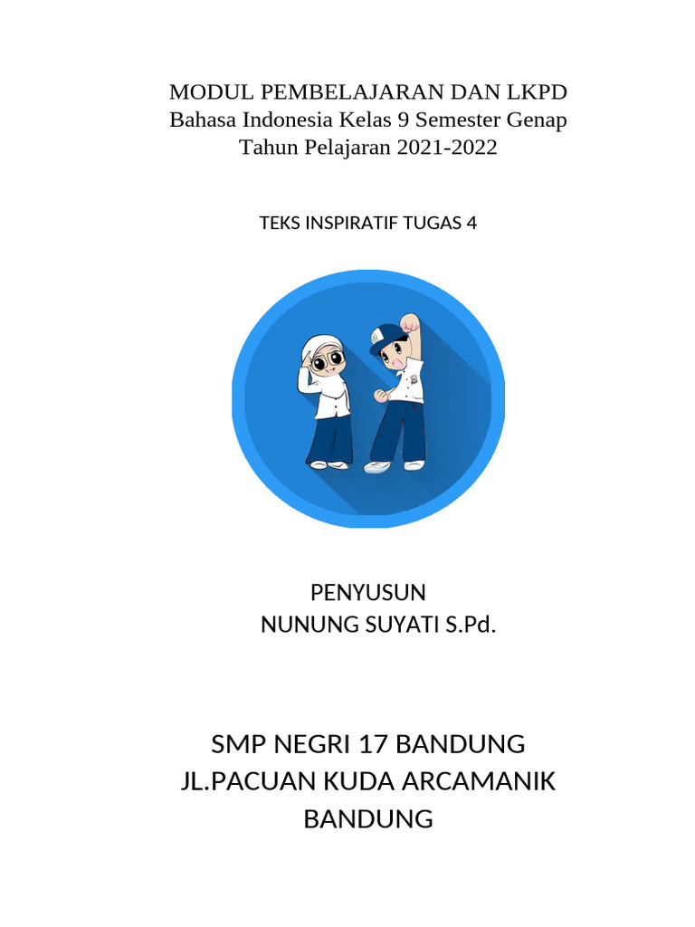 1646215208-Modul - Dan - LKPD - 4 - Teks - Inspiratif 2 | PDF