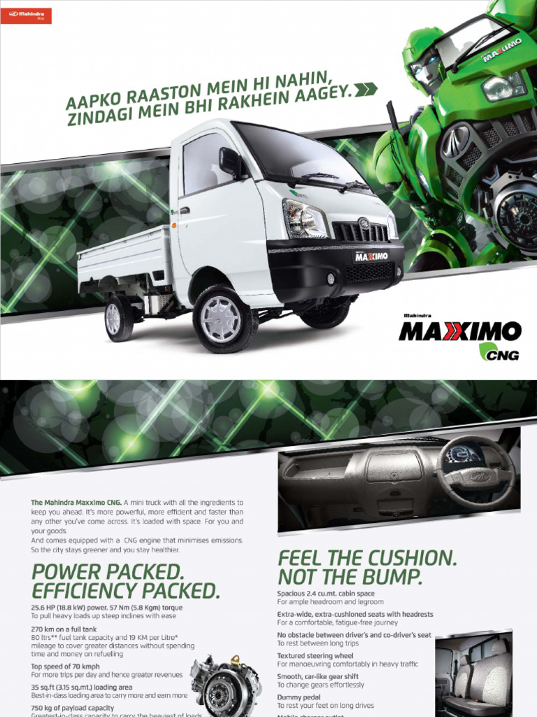 Maxximo CNG Brochure | PDF