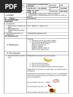 Masusing Banghay Aralin Sa Filipino-Kindergarten | PDF